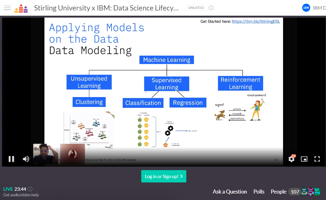 Data Science Lifecycle Workshop by IBM – UNIVERSITY OF STIRLING UAE