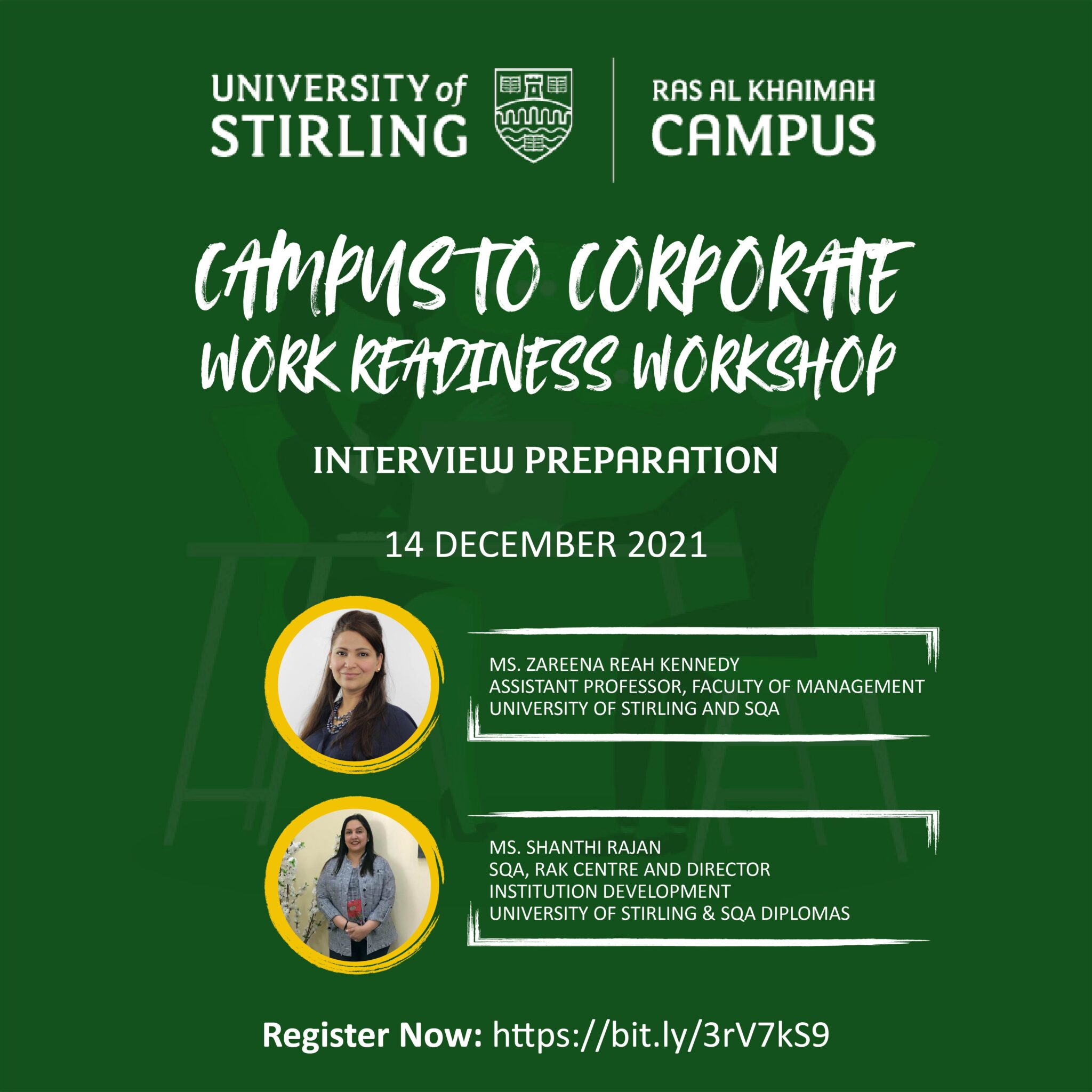 Campus to Corporate: “Interview Preparation” – UNIVERSITY OF STIRLING UAE