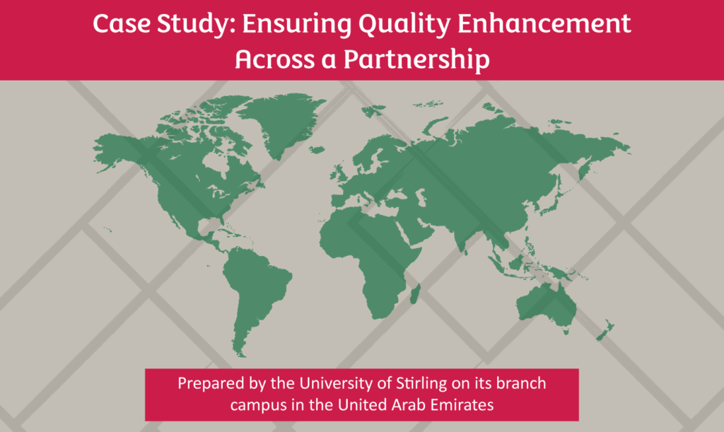 Case Study: Ensuring Quality Enhancement Across a Partnership ...