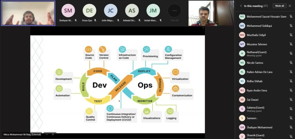 Guest Lecture on “DevOps in Enterprise Application Development – UNIVERSITY OF STIRLING UAE